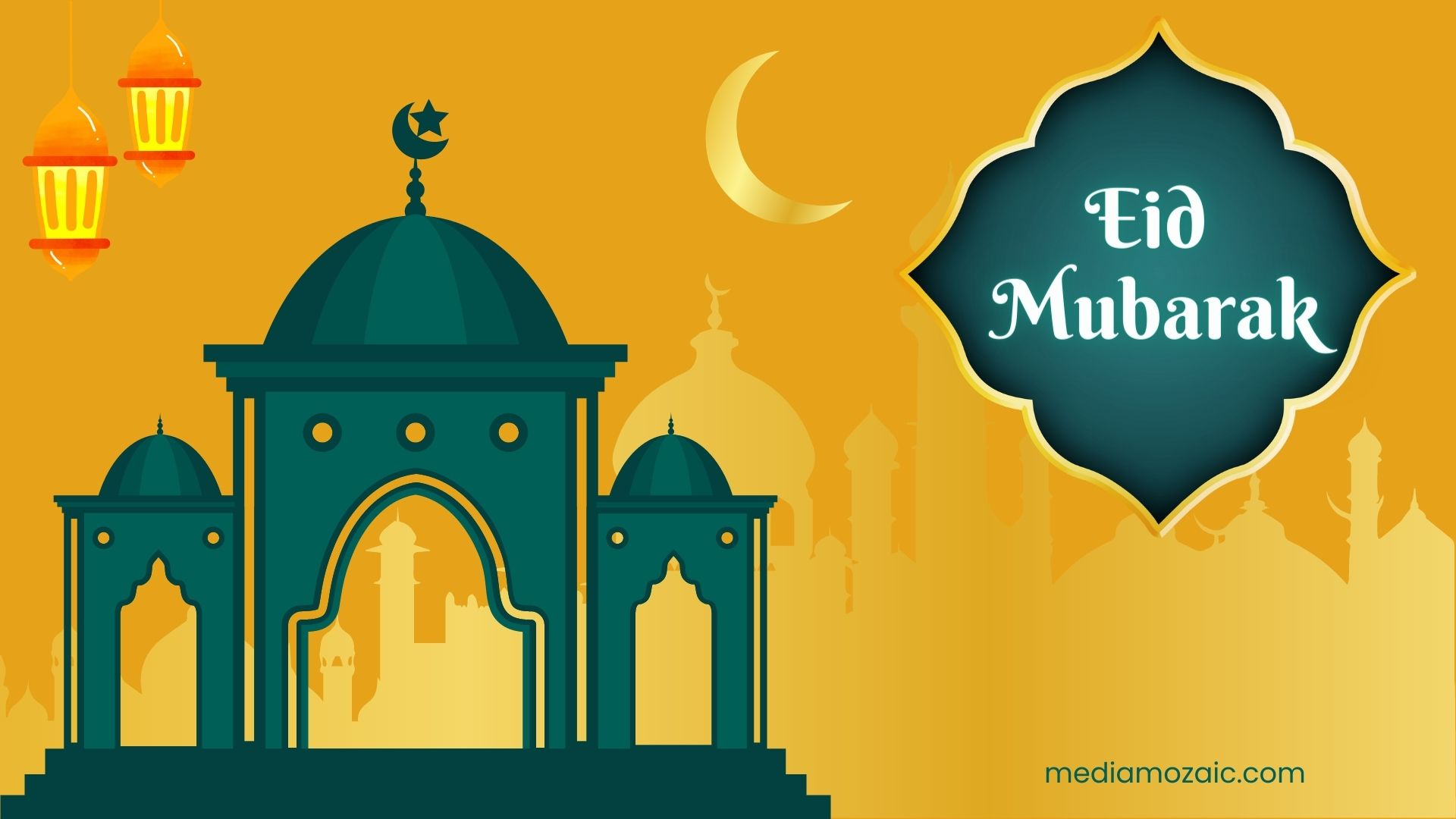 Eid Mubarak Images 2026 | EID Mubarak 2026 Wishes - Media Mozaic