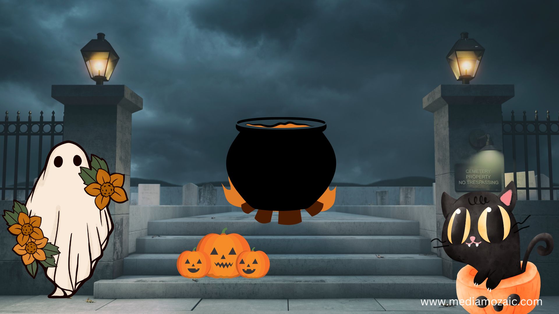 Spooky & Cute Halloween Computer Backgrounds 🎃 - Media Mozaic