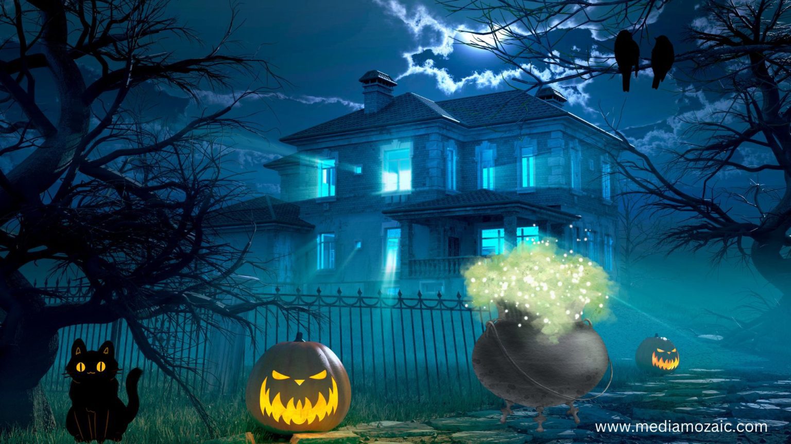 Spooky & Cute Halloween Computer Backgrounds 🎃 - Media Mozaic