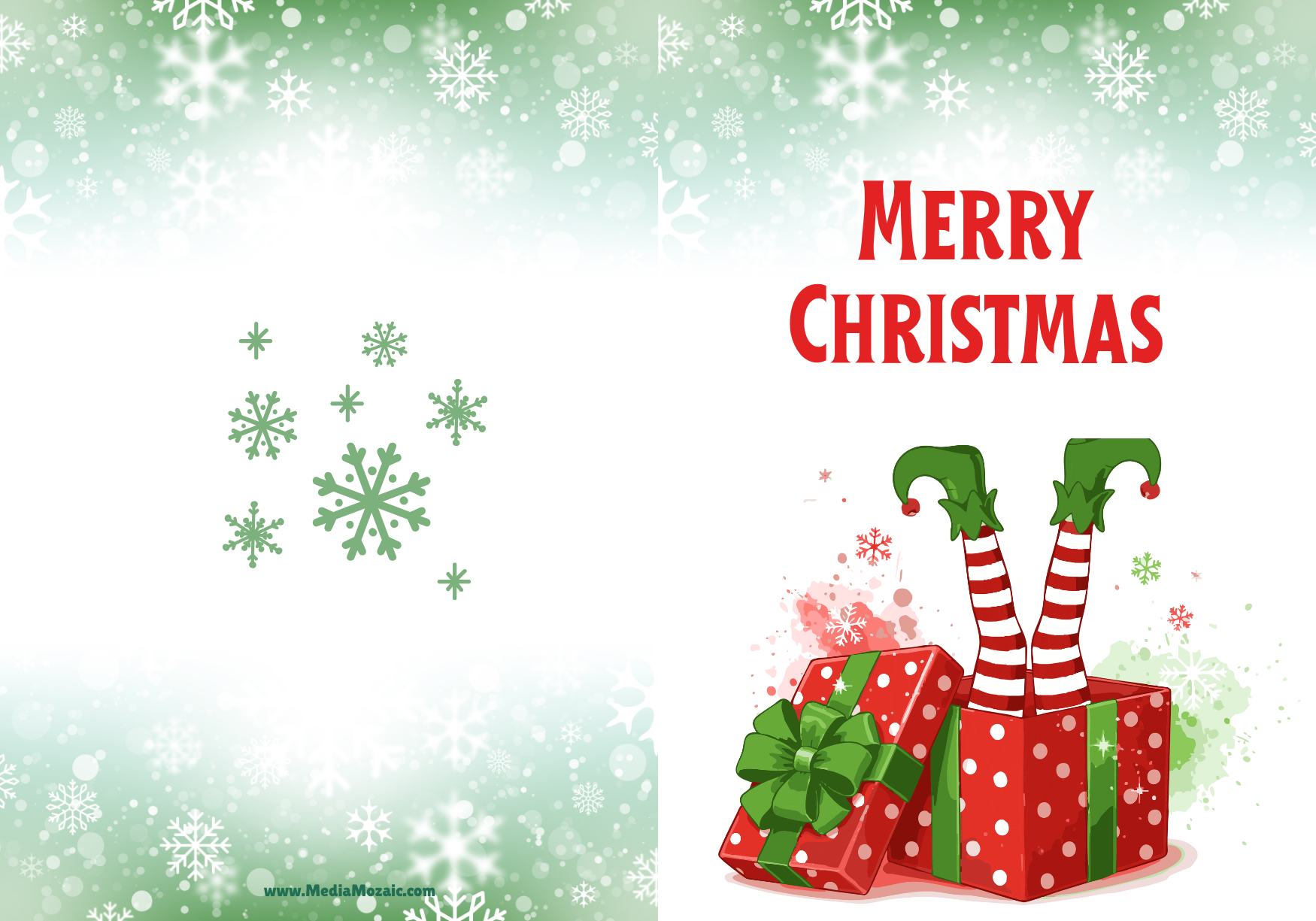 Printable Christmas Cards | Merry Christmas Cards for Printing | Free ...