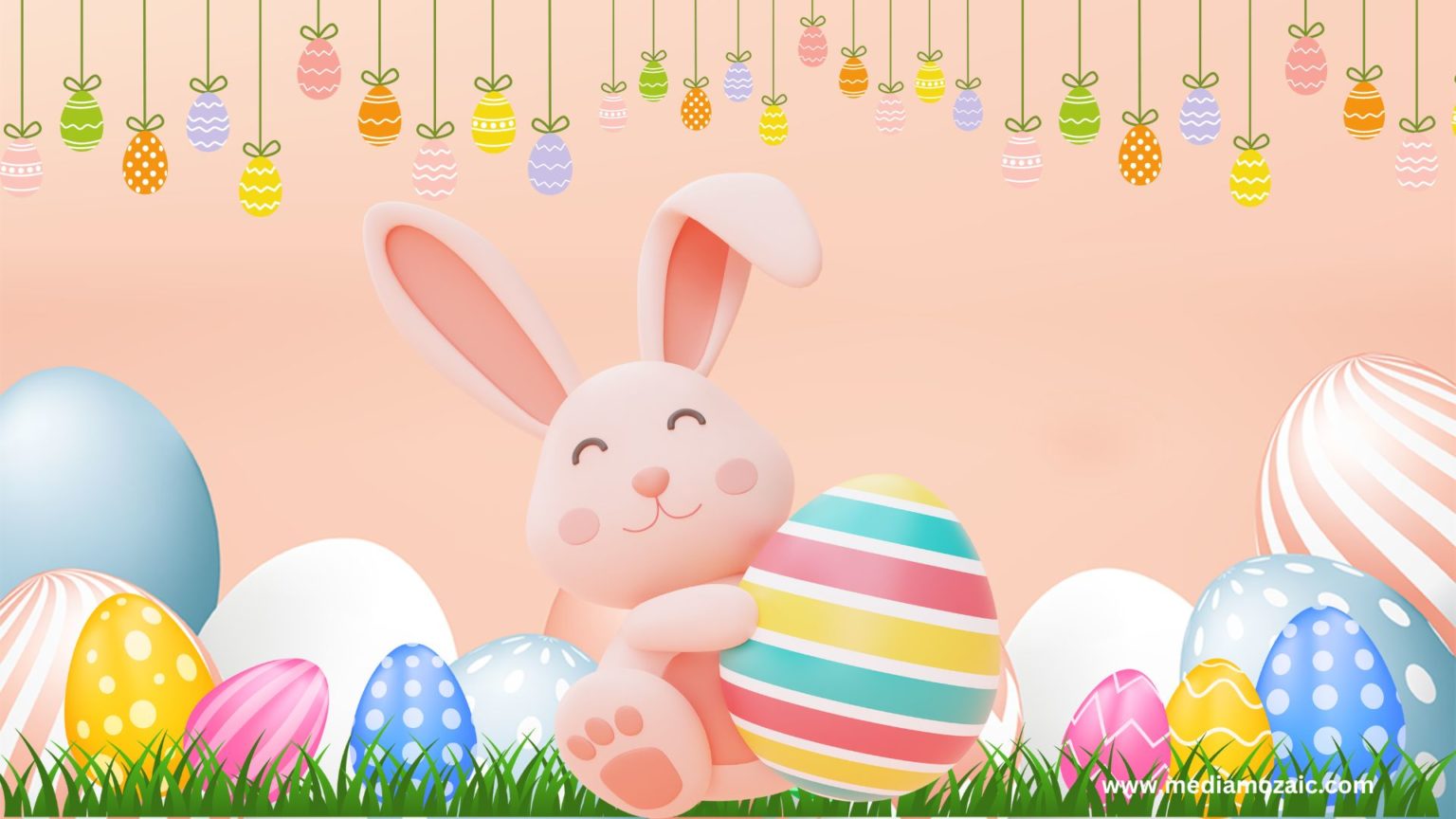 Happy Easter Backgrounds 2026 | Easter Wallpapers - Media Mozaic