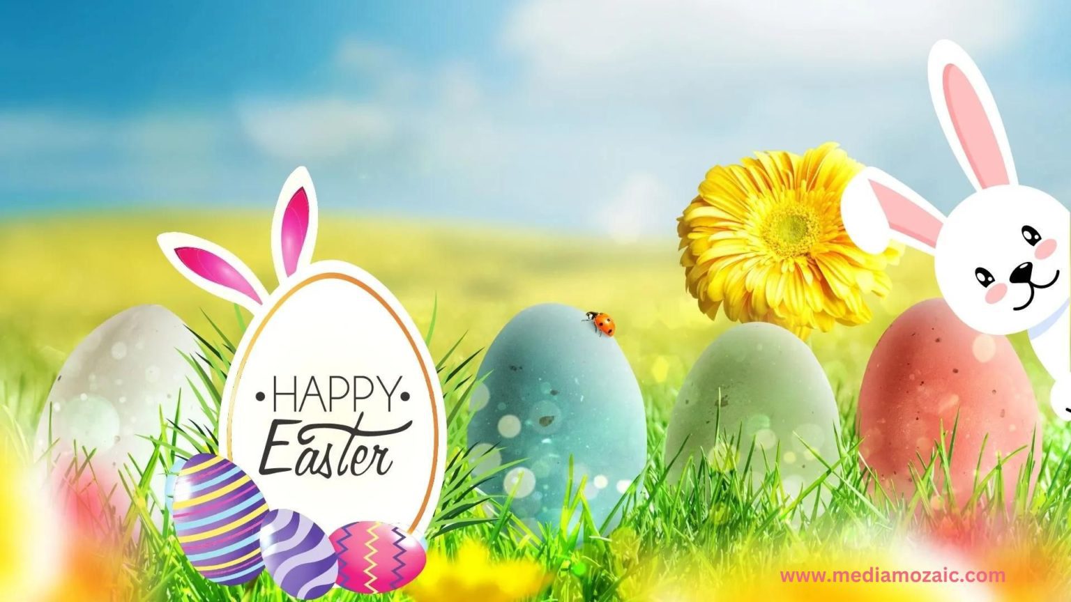 Happy Easter 2025 Wallpaper Images | Easter Desktop Wallpaper 2025 ...