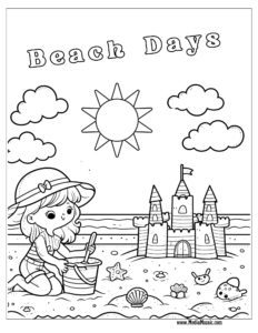 28 Free Printable Summer Coloring Pages (PDF Printables) - Media Mozaic