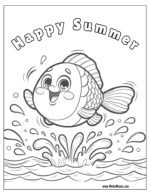 28 Free Printable Summer Coloring Pages (PDF Printables) - Media Mozaic