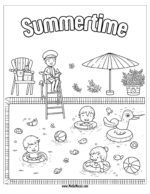 28 Free Printable Summer Coloring Pages (PDF Printables) - Media Mozaic