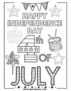 23 Printable 4th of July Coloring Pages 🇺🇸(PDFs) - Media Mozaic