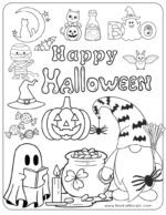 10 Spooky Cute Halloween Coloring Pages for All Ages! - Media Mozaic👻🎃