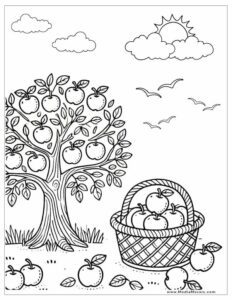 12 Autumn & Fall Coloring Pages (Free PDF Printables) 🍁- Media Mozaic