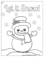 7 Cute Printable Snowman Coloring Pages (Free Christmas Downloads) ⛄️ ...