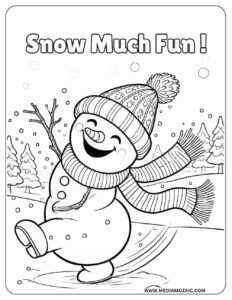 7 Cute Printable Snowman Coloring Pages (Free Christmas Downloads) ⛄️ ...