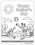10 Free Fathers Day Coloring Pages (PDF Printables) - Media Mozaic