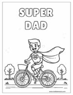 10 Free Fathers Day Coloring Pages (PDF Printables) - Media Mozaic