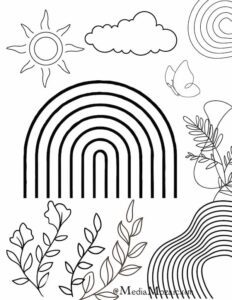 12 Free Printable Boho Coloring Pages - Media Mozaic