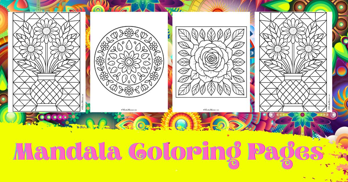 25+ Free Printable Mandala Coloring Pages to Relax and Unwind (PDF ...
