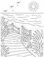 22 Beach Coloring Pages Free Printable PDFs - Media Mozaic