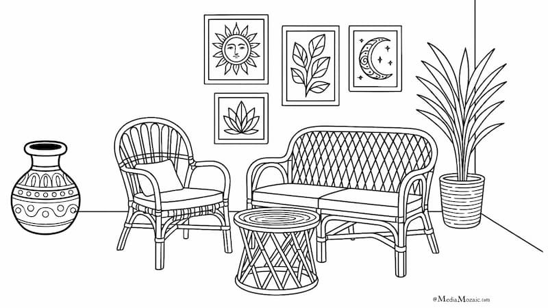 12 Free Printable Boho Coloring Pages - Media Mozaic