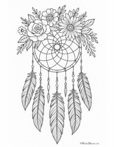 12 Free Printable Boho Coloring Pages - Media Mozaic