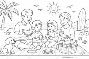 22 Beach Coloring Pages Free Printable PDFs - Media Mozaic