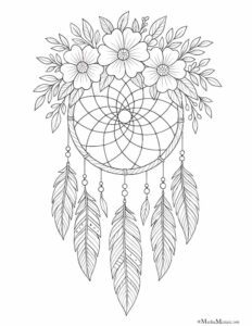 12 Free Printable Boho Coloring Pages - Media Mozaic