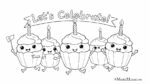 Happy Birthday Coloring Pages For All Ages(16 Free Printables) - Media ...