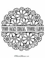 9 Free Printable Mental Health Coloring Pages for Mindfulness & Stress ...