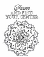 9 Free Printable Mental Health Coloring Pages for Mindfulness & Stress ...