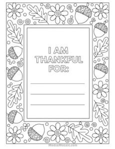 Free Printable Thanksgiving Coloring Pages for kids & Adults - Media Mozaic