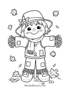 8 Free Printable November Coloring Pages PDF– Cozy Fall & Thanksgiving ...