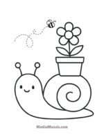 Cute Flower Coloring Pages for Kids – Kawaii Garden Fun! - Media Mozaic